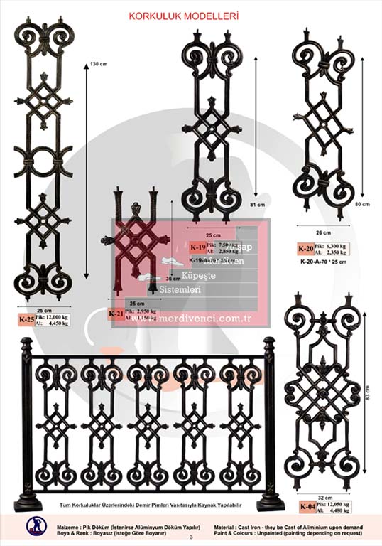 Küpeşte Aksesuarları - Ahşap Merdivenci ve Küpeşteci